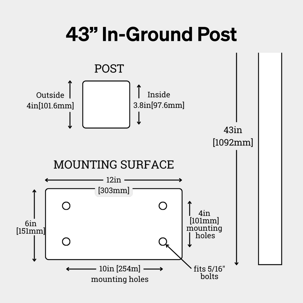 In-Ground Post