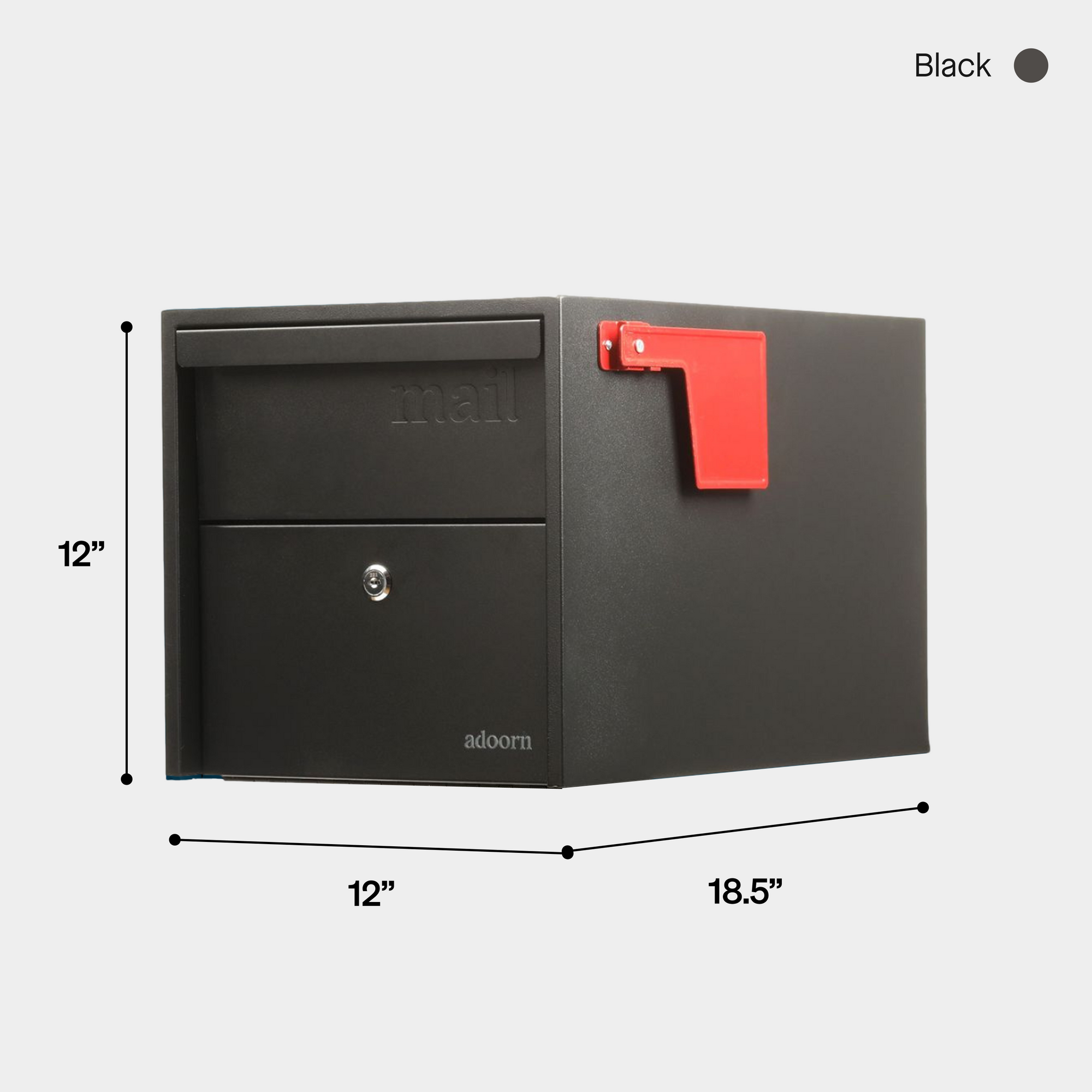 Post Mount Locking Mailbox | Small