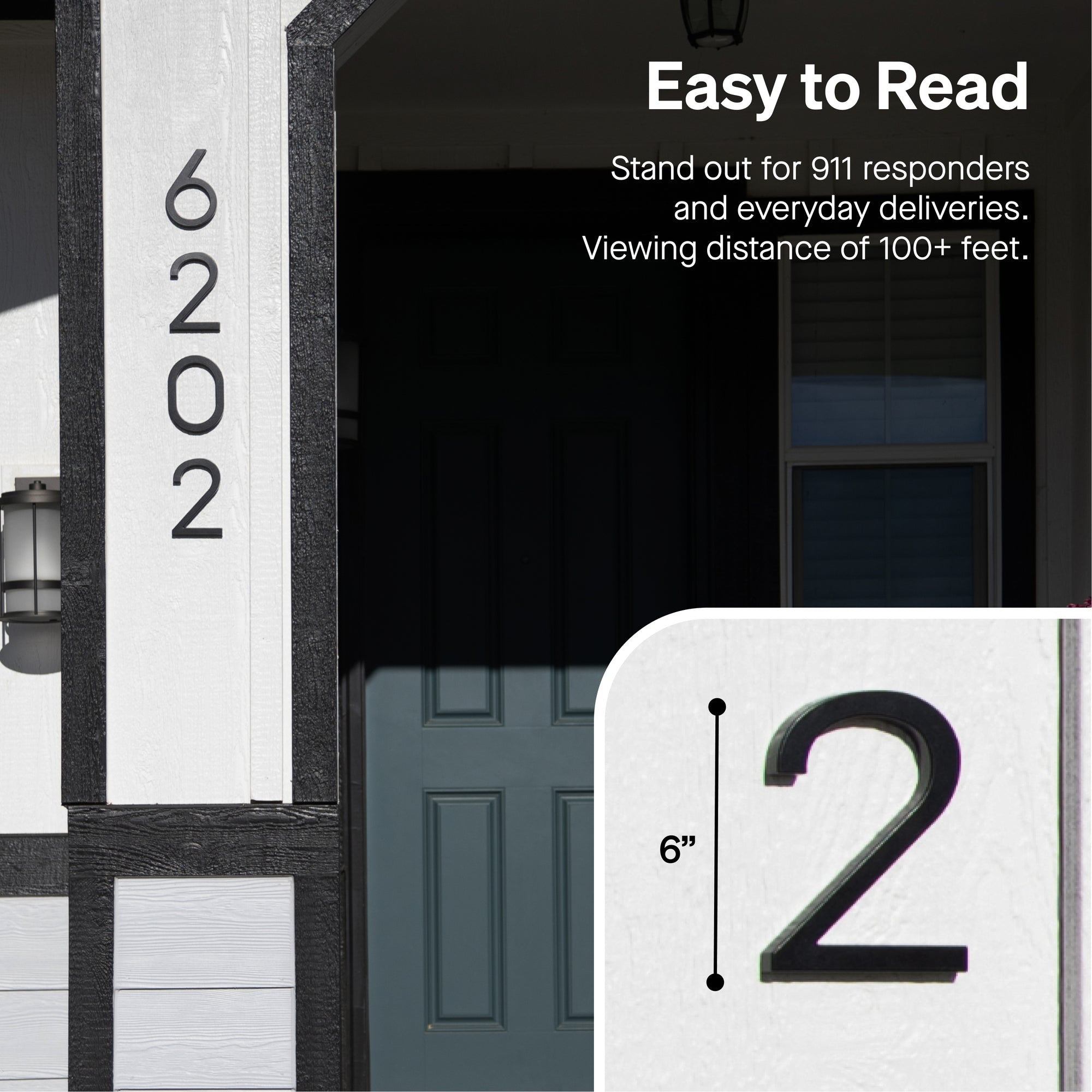 6" House Numbers