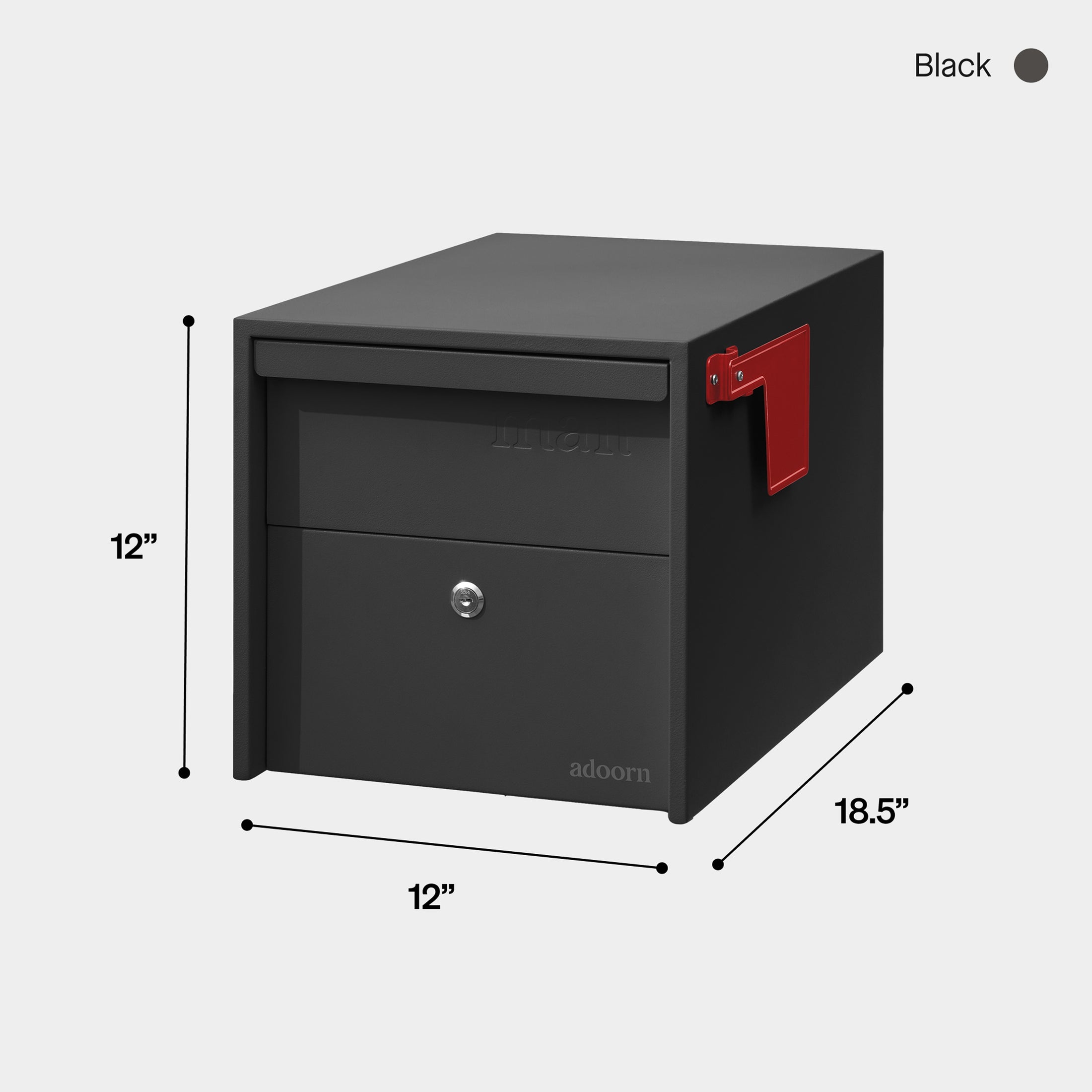 Post Mount Locking Mailbox | Small