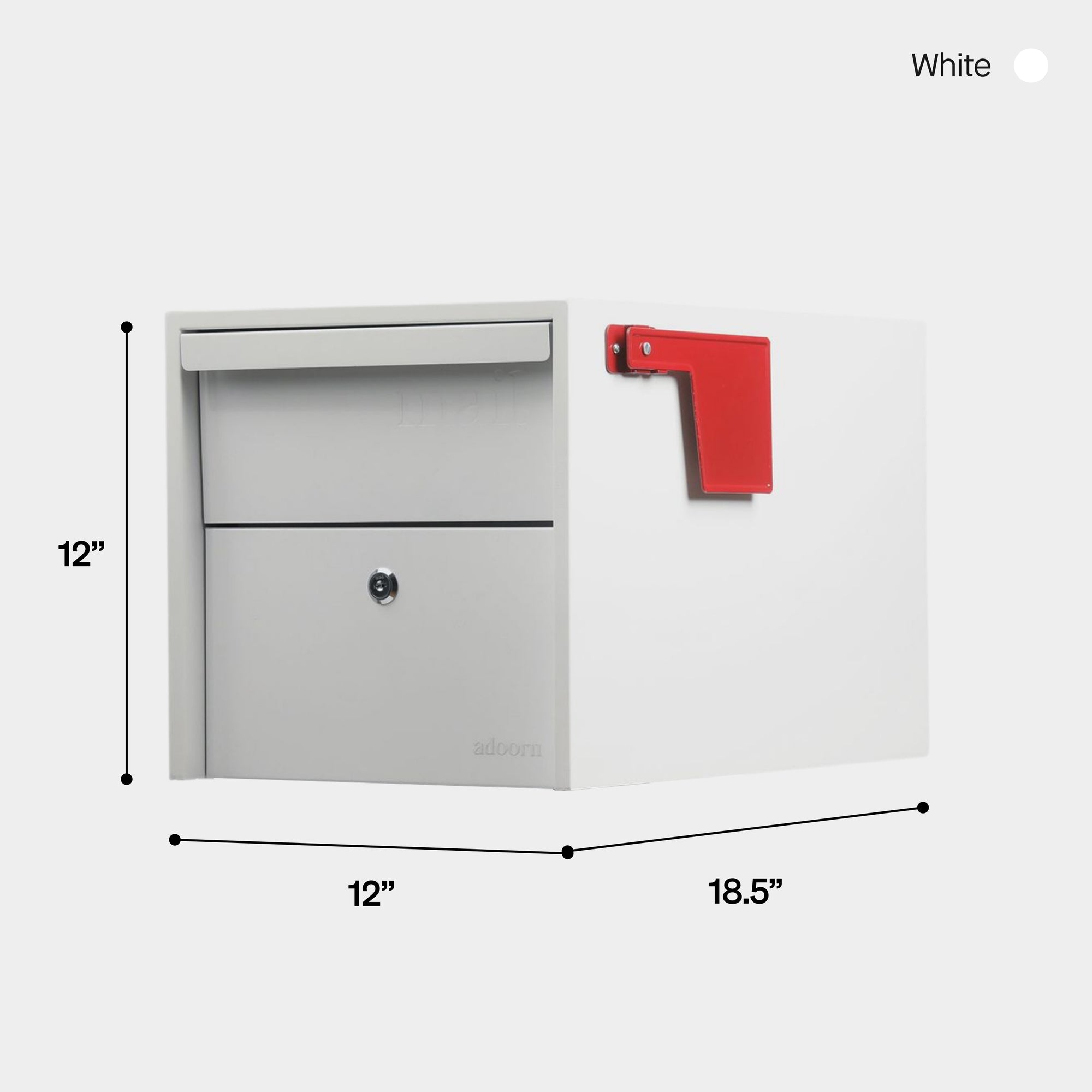 Post Mount Locking Mailbox | Small